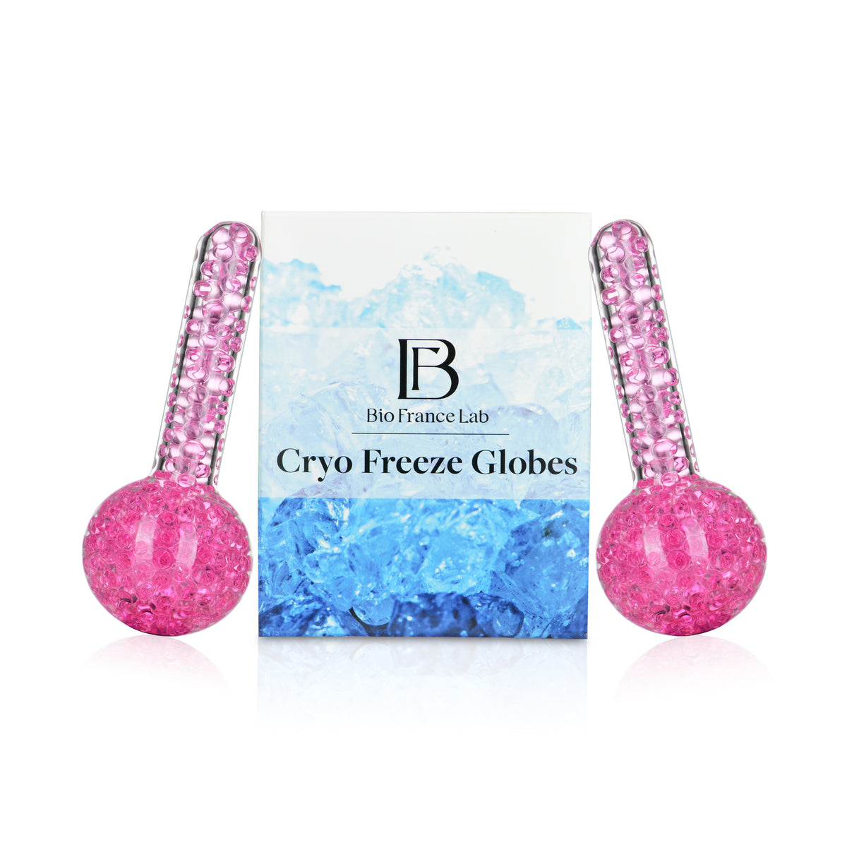 Pink Cryo Freeze Globes - 2 Pieces – Bio France Lab Retail